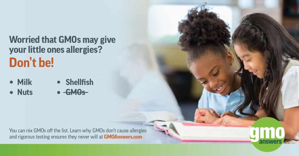 크롭라이프코리아, CropLife Korea - GMO가 알러지를 유발하나요? (인포그래픽 자료)